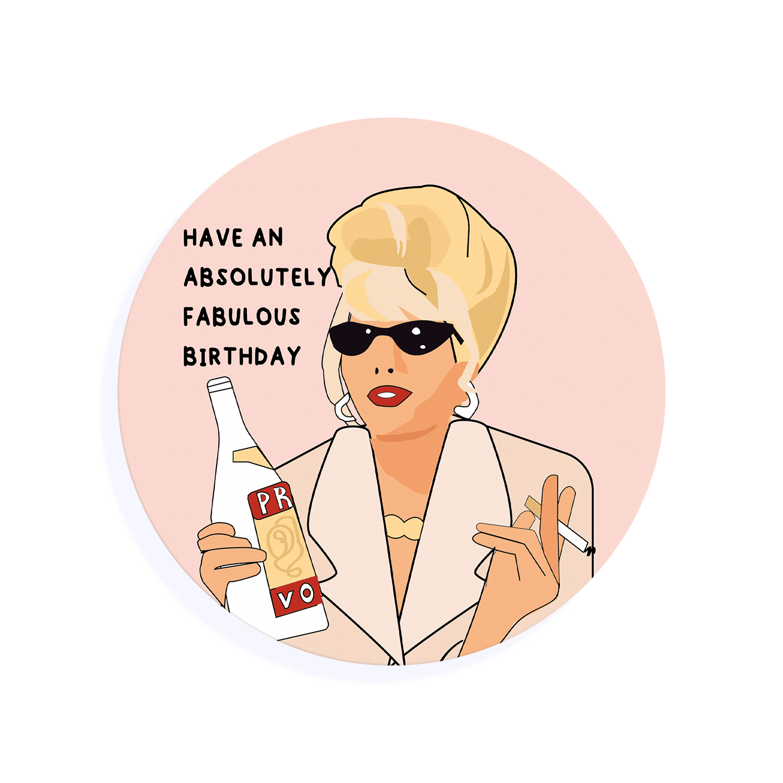 Absolutely Fabulous Birthday Drink Topper Edible Cocktail Toppers absolutely-fabulous-birthday-drink-topper-edible-cocktail-toppers