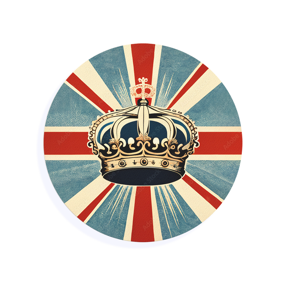 King Charles III Coronation Drink Topper - Edible Cocktail Toppers