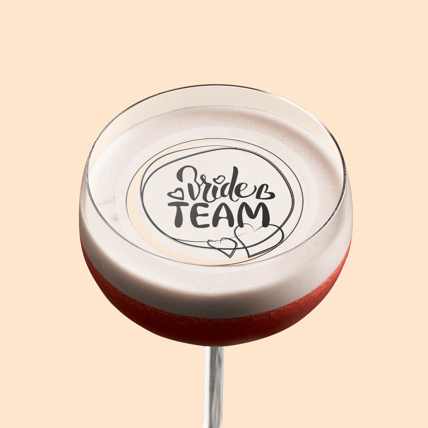 Bride Team – Hen Party Drink Toppers - Edible Cocktail Toppers