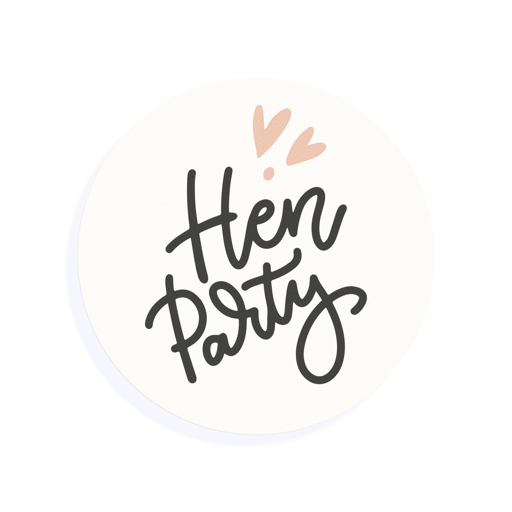 Hen Party - Hen Do Drink Toppers - Edible Cocktail Toppers