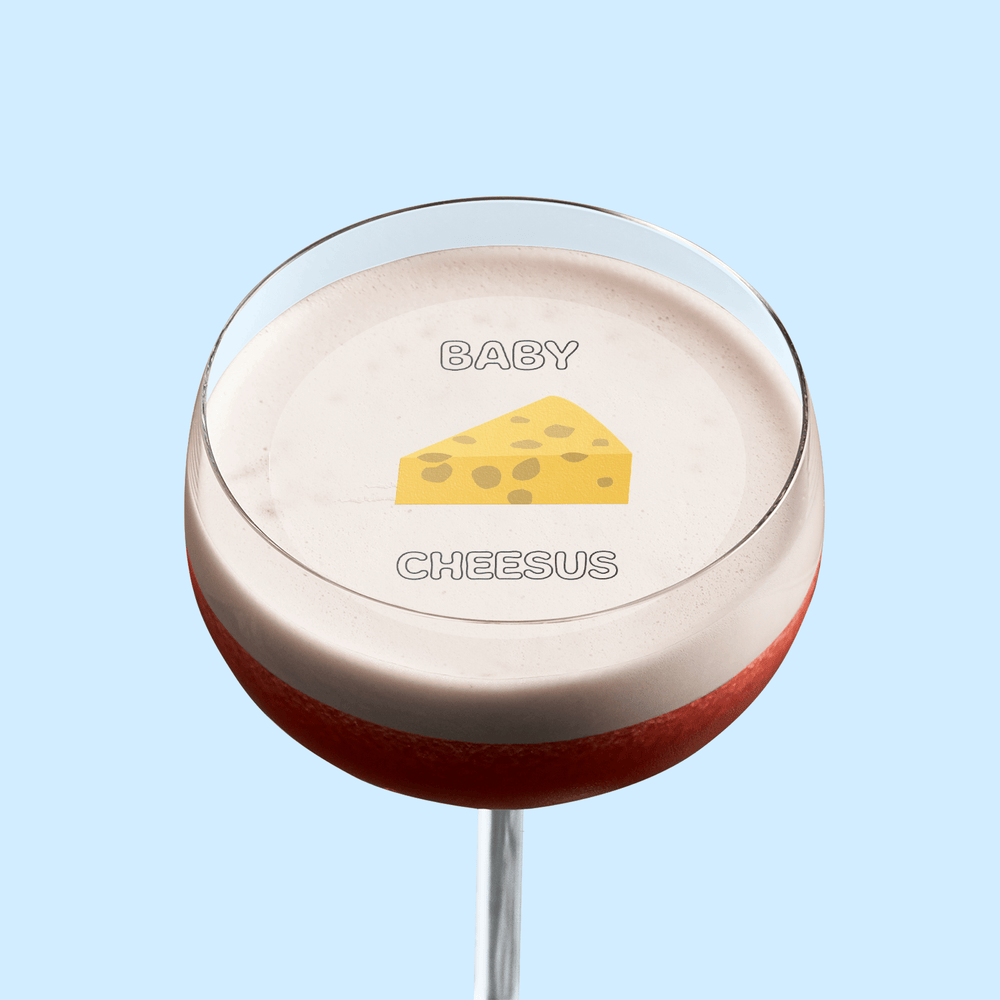 Baby Cheesus Christmas Drink Topper